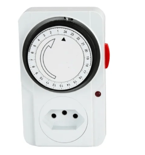 Timer Temporizador Mecânico Tomada Bivolt - Viver Com Segurança